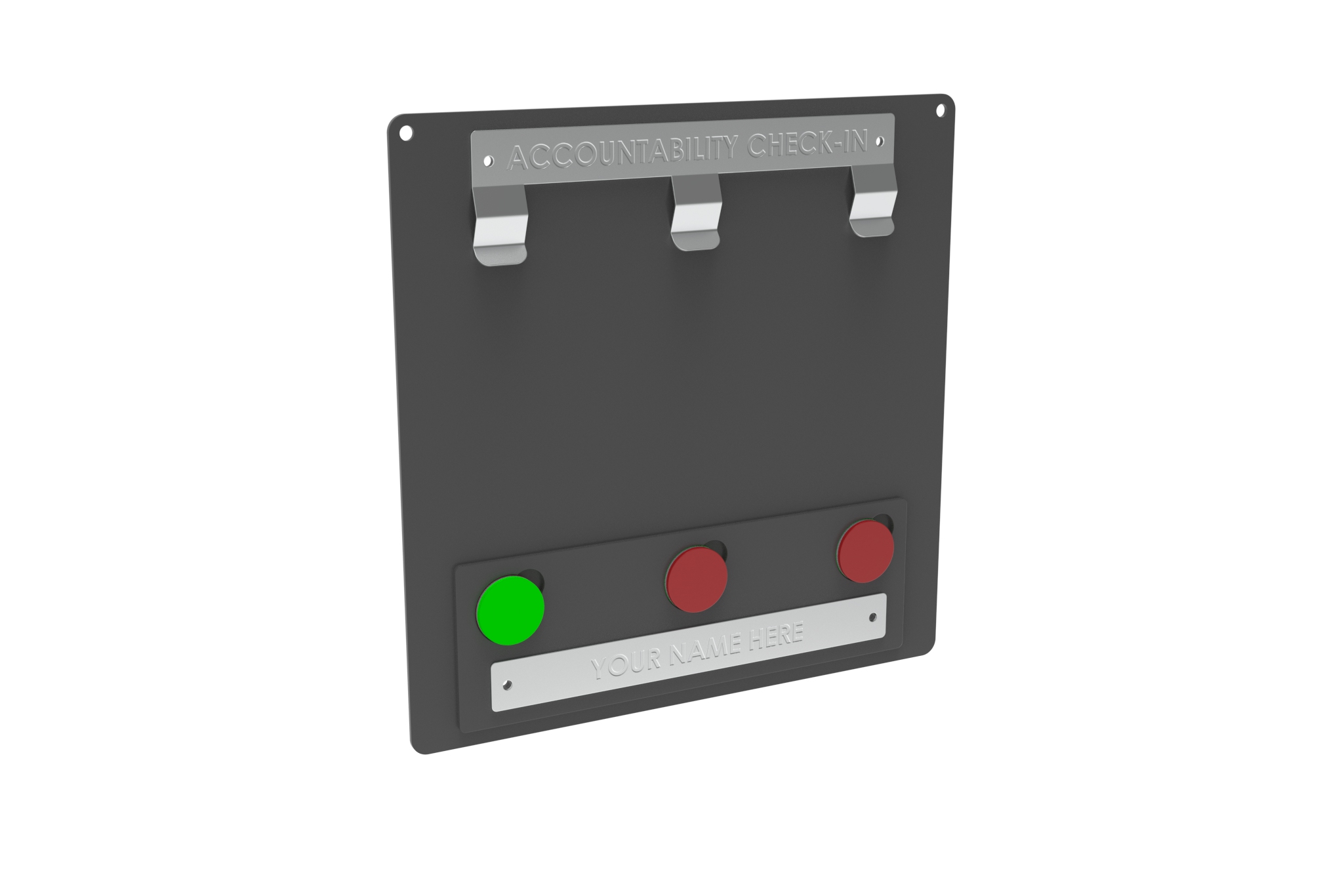 Fat American Manufacturing: FAM Accountability Board | 9"x9"